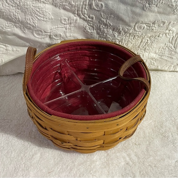 Longaberger | Accents | Longaberger 205 Darning Basket With 4 Part ...